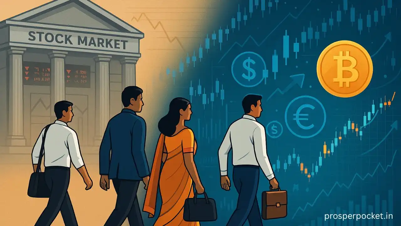 Why Are Indian Traders Moving Away from Traditional Stock Markets ...